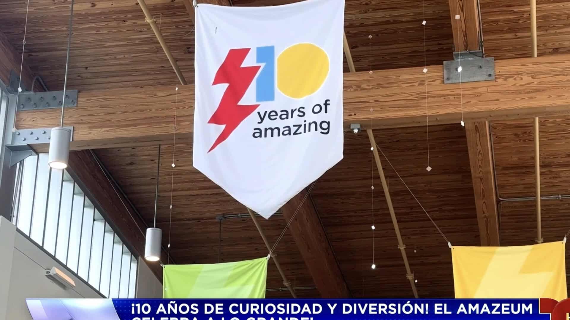 🎂🔬 ¡EL AMAZEUM CUMPLE 10 AÑOS Y LA FIESTA ES PARA TODOS! 🎈🌈 - Telemundo ...